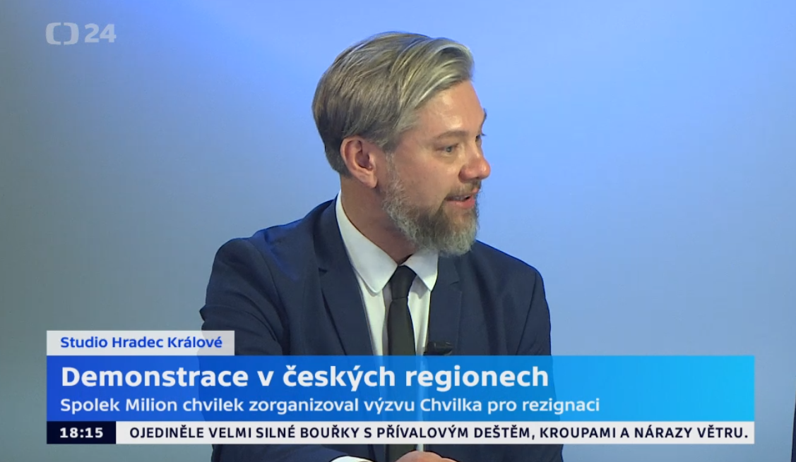 Dr. Michal Tošner mluvil v České televizi - Univerzita Hradec Králové